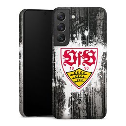 DeinDesign Galaxy S22 Handy Premium Case Smartphone Handyh&uuml;lle Schutzh&uuml;lle matt Official Licensed Product Vfb Stuttgart Bundesliga Premium Case