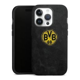 DeinDesign iPhone 14 Pro Handy Panzer Handyh&uuml;lle robuste Outdoor H&uuml;lle Schutzh&uuml;lle matt Bvb Borussia Dortmund Merchandise Tough Case