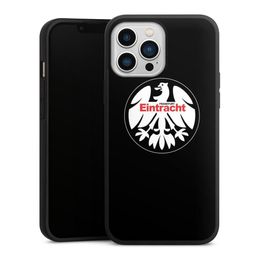DeinDesign iPhone 13 Pro Max Handy Premium Silikon H&uuml;lle Handyh&uuml;lle schwarz Case Eintracht Frankfurt Sge Official Licensed Product Silikon Premium Case