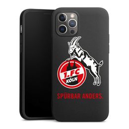 DeinDesign iPhone 12 Pro Handy Premium Silikon H&uuml;lle Handyh&uuml;lle schwarz Case Transparent Official Licensed Product 1. Fc K&ouml;ln Silikon Premium Case