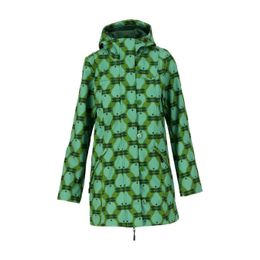 Blutsgeschwister Softshelljacke Wild Weather Long Anorak Damen Jacke Softshell Mantel, M, happy peaches