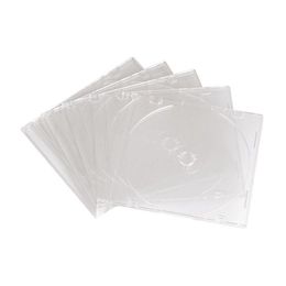 Hama CD-Hülle CD Slim Box, 20er Pack, Transparent, Schutzhülle, Hülle, Schutzcase, weiß