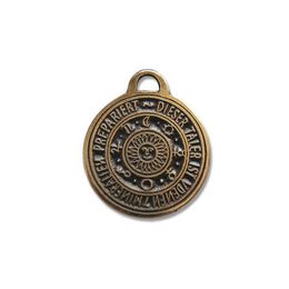 Adelia´s Adelia´s Amulett Anhänger Alte Symbole Talisman, Astrologisches Amulett - Bringt kosmische Heilkräfte, braun