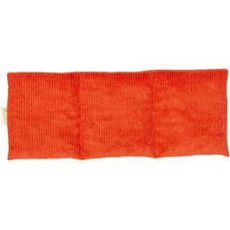 Herbalind Kirschkernkissen 2094, Wärmekissen 50x20 cm, Cord Orange, auch als Kältekissen verwendbar, orange