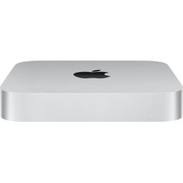 Apple Mac mini Mac Mini (Apple Apple M2 M2, 10‑Core GPU, 8 GB RAM, 256 GB SSD, Luftkühlung), silberfarben