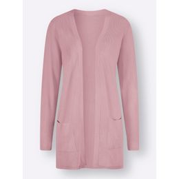 WITT Damen Longstrickjacke in Viskose-Qualit&auml;t, hortensie, Gr&ouml;&szlig;e 46