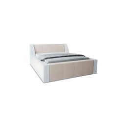 Sofa Dreams Boxspringbett Fermo Bett Kunstleder Premium Komplettbett mit LED Beleuchtung