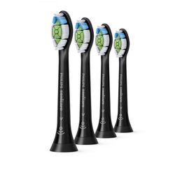 Philips Aufsteckbürsten Sonicare W Optimal White HX6064/11 (4 Stück) schwarz