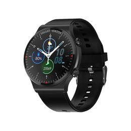 TPFNet Smart Watch / Fitness Tracker IP67 für Damen & Herren - Silikon Armband - Android & IOS - Grau