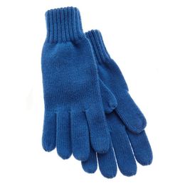 Lascana Strickhandschuhe aus Wollmix, Winterhandschuhe, Handwärmer, blau