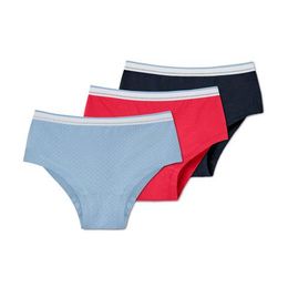 Tchibo 3 Mädchen-Pantys mit Bio-Baumwolle - Dunkelblau - Kinder - Gr.: 170/176