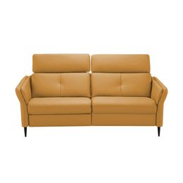 Höffner Sofa 3-Sitzig Cedrik ¦ gelb ¦ Maße (cm): B: 198 T: 95