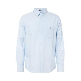 Gant Hemd Herren Größe XL hellblau / silbergrau