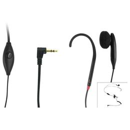 geemarc Induktionsohrbügel mit Mikrofon und Ohrmuschel Kopfhörer (Lautstärkeregelung)