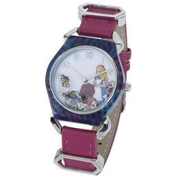 Alice im Wunderland Butterflies And Flowers Armbanduhren multicolor