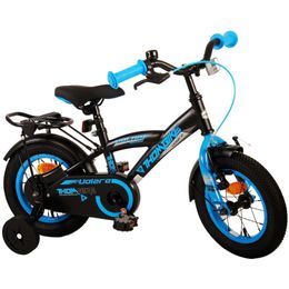 TPFSports Thombike Kinderfahrrad - Jungen - 12 Zoll - Rücktritt + Handbremse - Schwarz/Rot