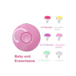 TPFBeauty Baby Nageltrimmer Elektrisch mit 6 Schleifköpfen, Weiß