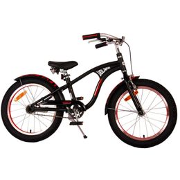 TPFSports Miracle Cruiser Kinderfahrrad - Jungen - 18 Zoll - Rücktritt + Handbremse - Mattblau