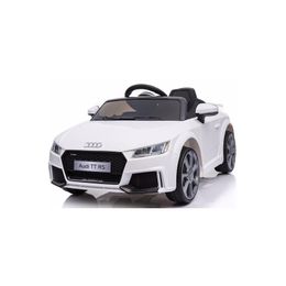 TPFLiving Elektro-Kinderauto Audi TT RS weiß