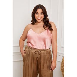 Plus Size Company Top "Lev" in Rosa - 38