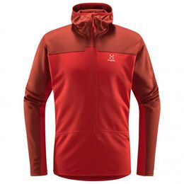 Haglöfs Haglöfs - Roc Flash Mid Hood - Fleecejacke Gr S rot