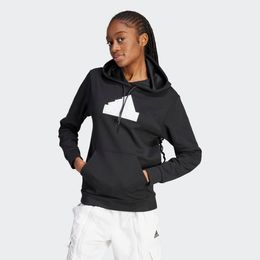 adidas Sportswear Große Größen: Kapuzensweatshirt, schwarz, Gr.XL