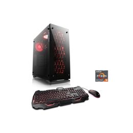 CSL HydroX V28324 Gaming-PC (AMD Ryzen 5 5600G, AMD Radeon™ Graphics, 32 GB RAM, 1000 GB SSD, Wasserkühlung), schwarz