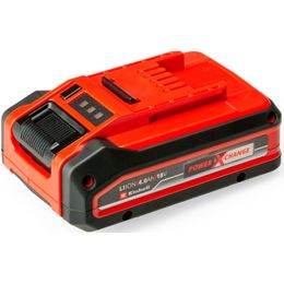 Einhell 18V 4,0Ah Power-X-Change Plus Akku 4000 mAh (18,0 V), rot|schwarz