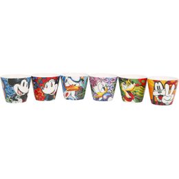 Micky Mouse Mickey Mouse Mickey and Friends - 6er Set Espresso Tassen Tasse multicolor