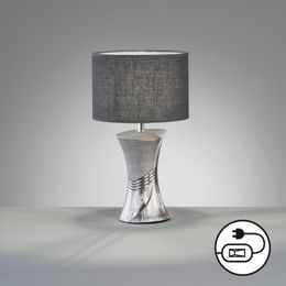 Fischer & Honsel Louis Tischleuchte Silber, 1-flammig