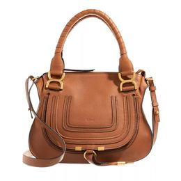 Chloé Chloé Hobo Bag - Small Double Carry Shoulder Bag - in cognacbraun - Hobo Bag für Damen