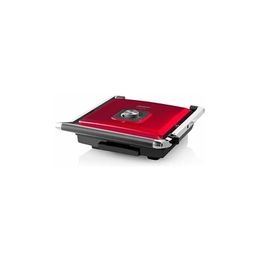 ARZUM - AR2022 Metallgrill- und Toaster, Paninipresse und Sandwichmaker, Antihaftplatten aus Aluminiumdruckguss Rot