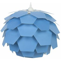 Beliani - Hängeleuchte Blau Blumenform Zapfen Kinderzimmer Beleuchtung Modernes Design - Blau