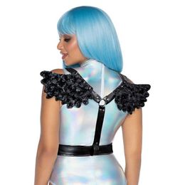Leg Avenue Kostüm-Flügel Sexy Engel Gurt schwarz