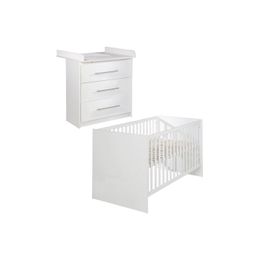 Roba® Babyzimmer-Komplettset Babyzimmer Roba MAREN weiß Kinderzimmer Komplettzimmer