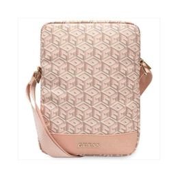 Guess Tablet-Hülle Guess Universelle Tasche Tragetasche Umhängetasche GCube Stripe Pink