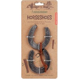 KIKKERLAND Spielzeug-Gartenset Horseshoes 4x Hufeisen werfen Wurfspiel Kinder Outdoor Pferdefreunde