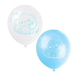 Kiids Folienballon Luftballons Baby Elefant blau