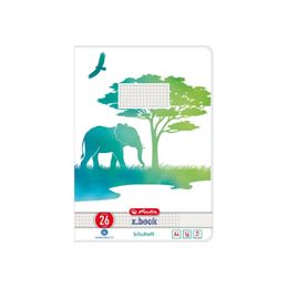 Herlitz Drucker- und Kopierpapier Heft A4 16 Blatt Lineatur 26 GREENline Elefant