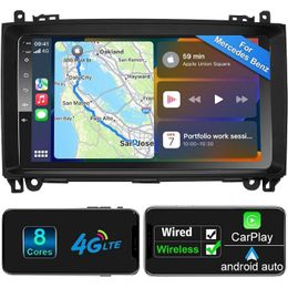 GABITECH für Mercedes A B Sprinter Vito Viano Crafter 9 zoll Android Autoradio Einbau-Navigationsgerät