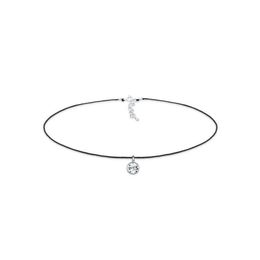 Elli Collier Basic Choker Kristalle 925 Silber, silberfarben