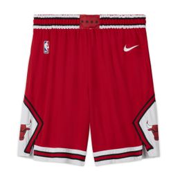 Chicago Bulls Icon Edition Nike NBA Swingman Shorts für Herren - Rot