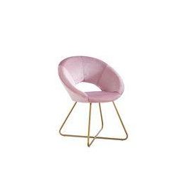 Home Deluxe Samtstuhl SELESA Rosa