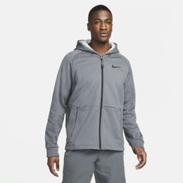 Nike Therma Sphere Therma-FIT Fitnessjacke mit Kapuze für Herren - Grau