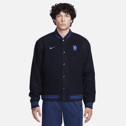 Chelsea FC Nike Varsity-Fußball-Jacke für Herren - Blau