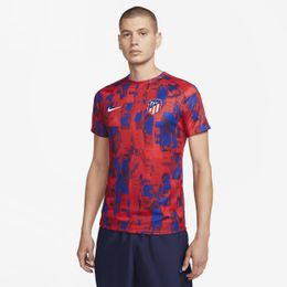 Atlético Madrid Academy Pro Nike Dri-FIT Pre-Match-Fußballoberteil für Herren - Rot