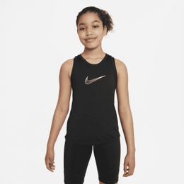 Nike One Dri-FIT Trainings-Tanktop für ältere Kinder (Mädchen) - Schwarz