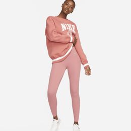 Nike Universa Leggings in voller Länge mit Taschen, mittlerem Halt und hohem Bund für Damen - Pink