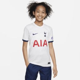 Tottenham Hotspur 2023/24 Stadium Home Nike Dri-FIT Fußballtrikot für ältere Kinder - Weiß