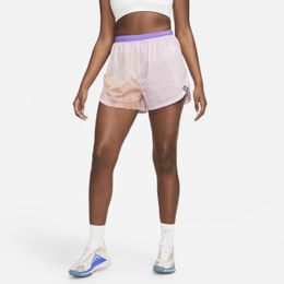 Nike Dri-FIT Repel Trail-Laufshorts mit Futter, halbhohem Bund und Taschen für Damen (ca. 7,5 cm) - Gelb